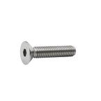 Everbilt 1/4 in.-20 x 1-1/2 in. Hex Flat Head Stainless Steel Socket Cap Screw 811688