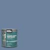 BEHR PREMIUM 1 qt. #S530-5 Brisk Blue Satin Enamel Interior/Exterior ...