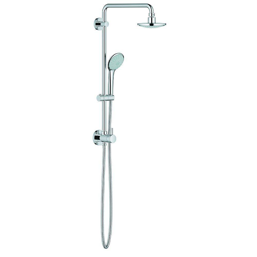 GROHE 1-spray 5.5 in. Dual Shower Head and Handheld Shower Head in ...