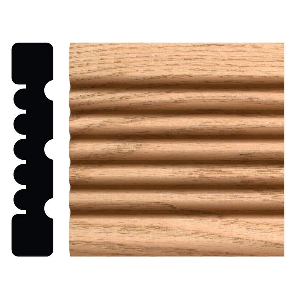 Weaber WM 286 5/8 in. x 3-1/4 in. Oak Casing Molding 74002 - The Home Depot