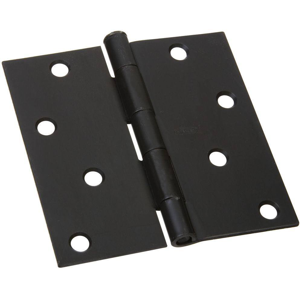 Stanley-National Hardware 4 in. x 4 in. Oil-Rubbed Bronze Square Corner ...