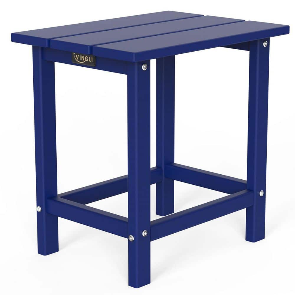 Karl home Blue HDPE Patio Side Table K1G56001012 - The Home Depot