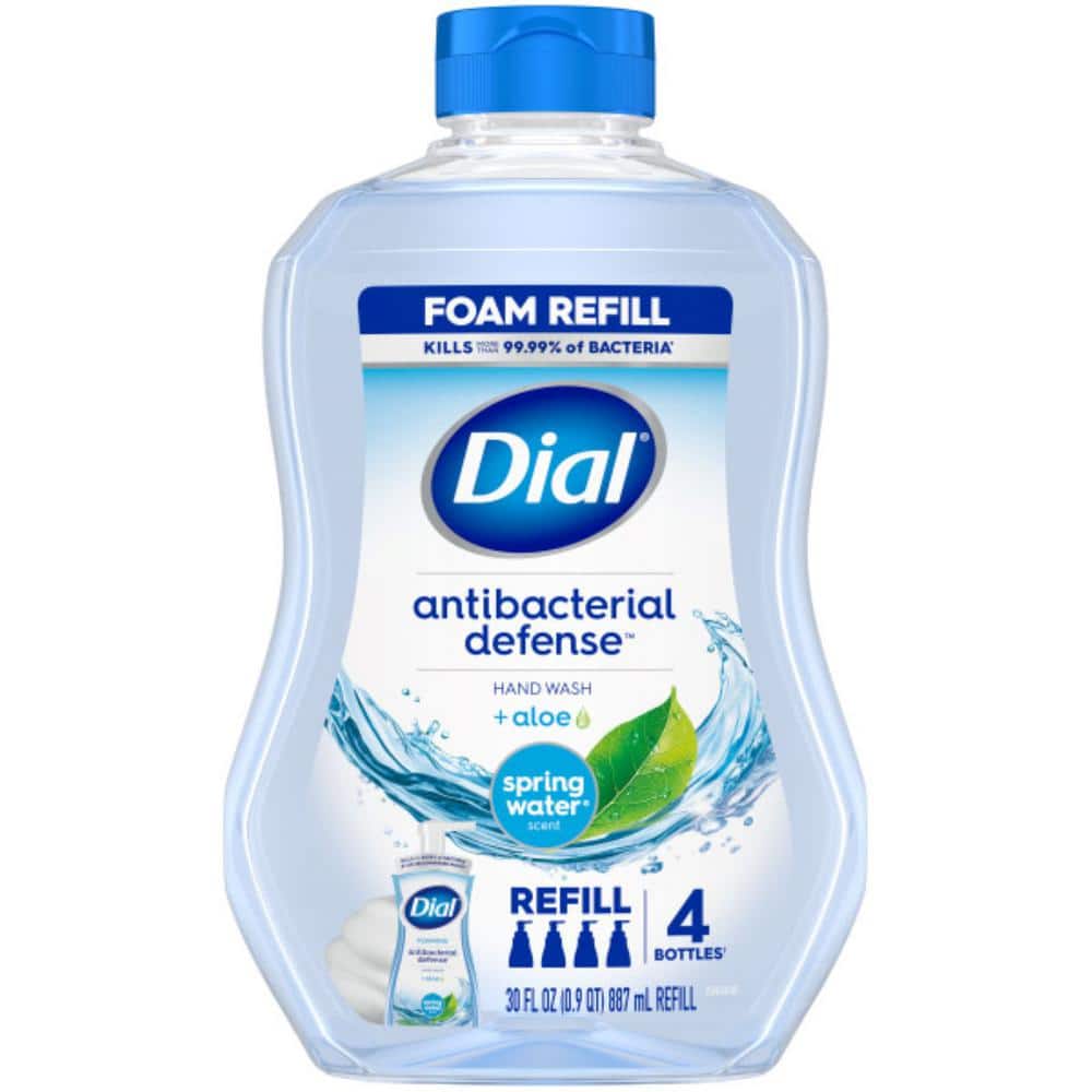 DIAL 30 oz. Foaming Hand Soap Refill Spring Water 50851 - The Home Depot