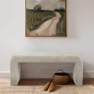 INK+IVY Steve Cream Bedroom Bench II105-0569 - The Home Depot