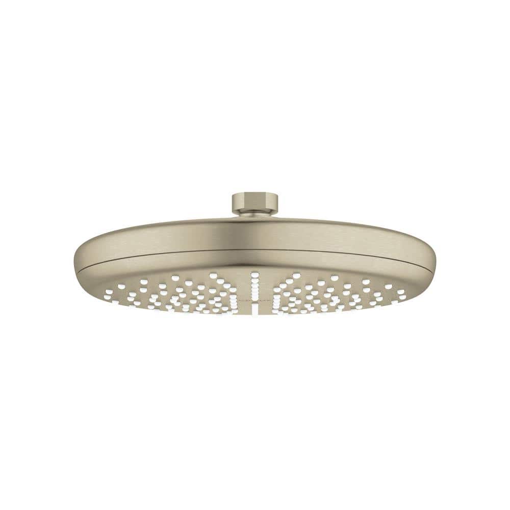 GROHE Tempesta 1-Spray 8.3 in. Single Wall Mount Fixed Rain Shower Head ...