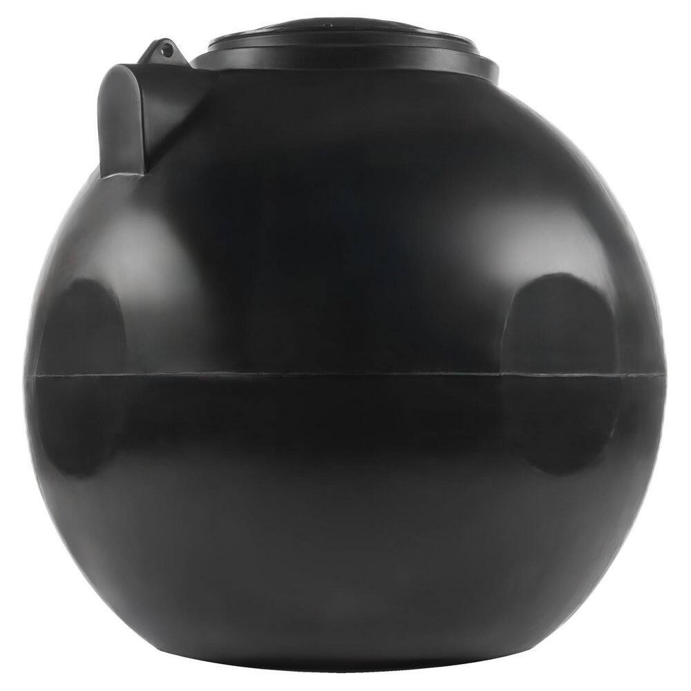 VPC 300 Gal. Black Polyethylene Sphere Septic Tank 87-300BK-1-1 - The ...
