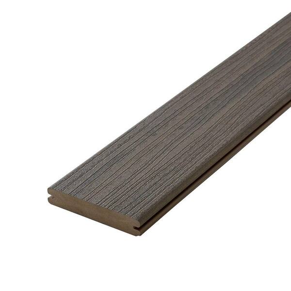 Fiberon Paramount 1 in. x 5-4/9 in. x 20 ft. Sandstone Grooved Edge ...
