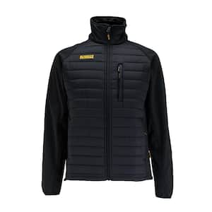 DEWALT Barton Mens 2X-Large Black Polyester Water Resistant Jacket ...