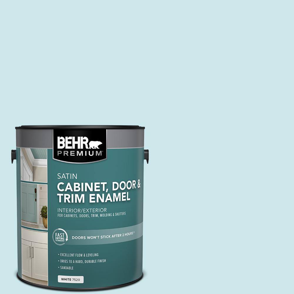 BEHR PREMIUM 1 gal. #MQ3-52 Ethereal Mood Satin Enamel Interior ... BEHR PREMIUM 1 gal. #MQ3-52 Ethereal Mood Satin Enamel Interior ...