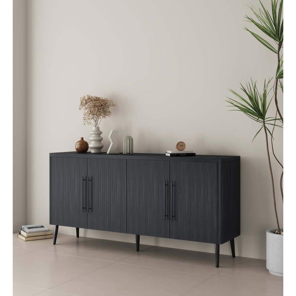 Grey and brass sideboard store