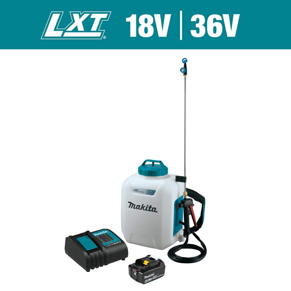 Makita 18V LXT Lithium-Ion Cordless 2.6 Gal. Backpack Sprayer Kit (4 ...