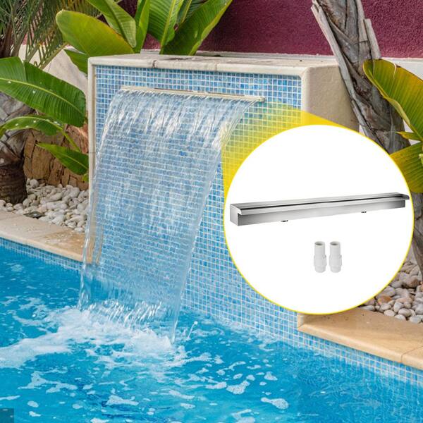 Preformed Cascade Waterfalls Twin Cascade Waterfall, For