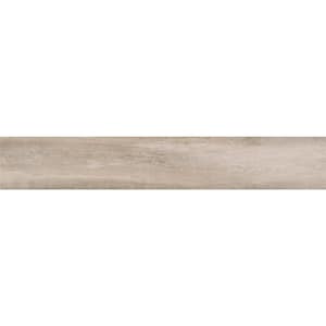 Daltile Vicinity Gray Brown 6 in. x 36 in. Matte Porcelain Floor and ...