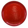 Golden Rabbit 20 in. Solid Red Enamelware Round Serving Tray RR01 - The ...