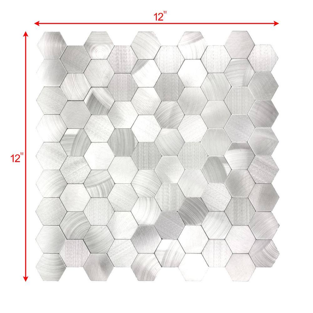 Have a question about ABOLOS Enchanted Metals Silver Hexagon Mosaic 12 ...