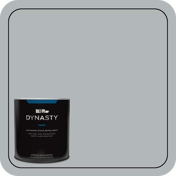 BEHR DYNASTY 1 qt. #N450-3 Meteor Shower Satin Enamel Stain-Blocking ...