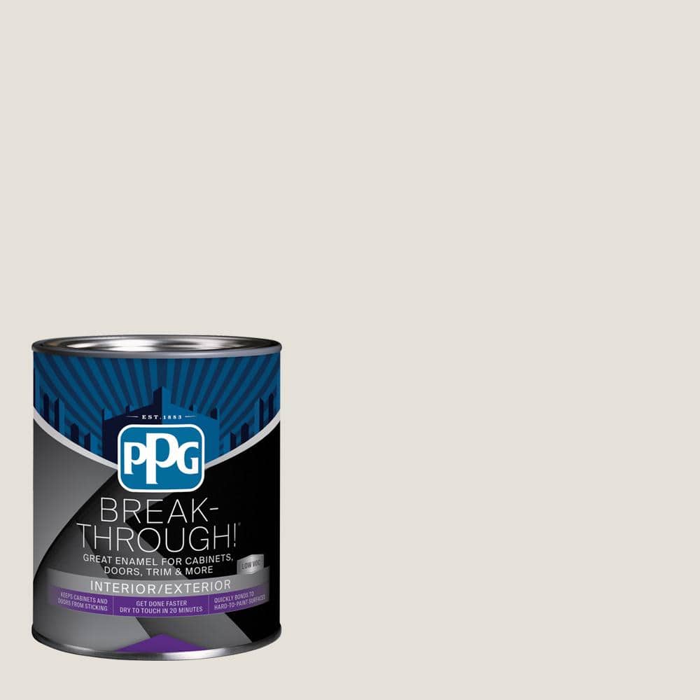 Break-Through! 1 qt. PPG14-31 Paraffin Satin Door, Trim & Cabinet Paint ...