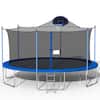 16 ft. Blue Trampoline with Enclosures and Board TOUTD1221 - The Home Depot