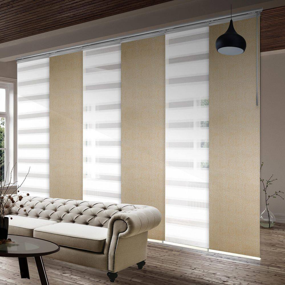 EMOH Extendable 70 in. to 130 in. W x 94 in. H, Panel Width 23.5 in. 6 ...