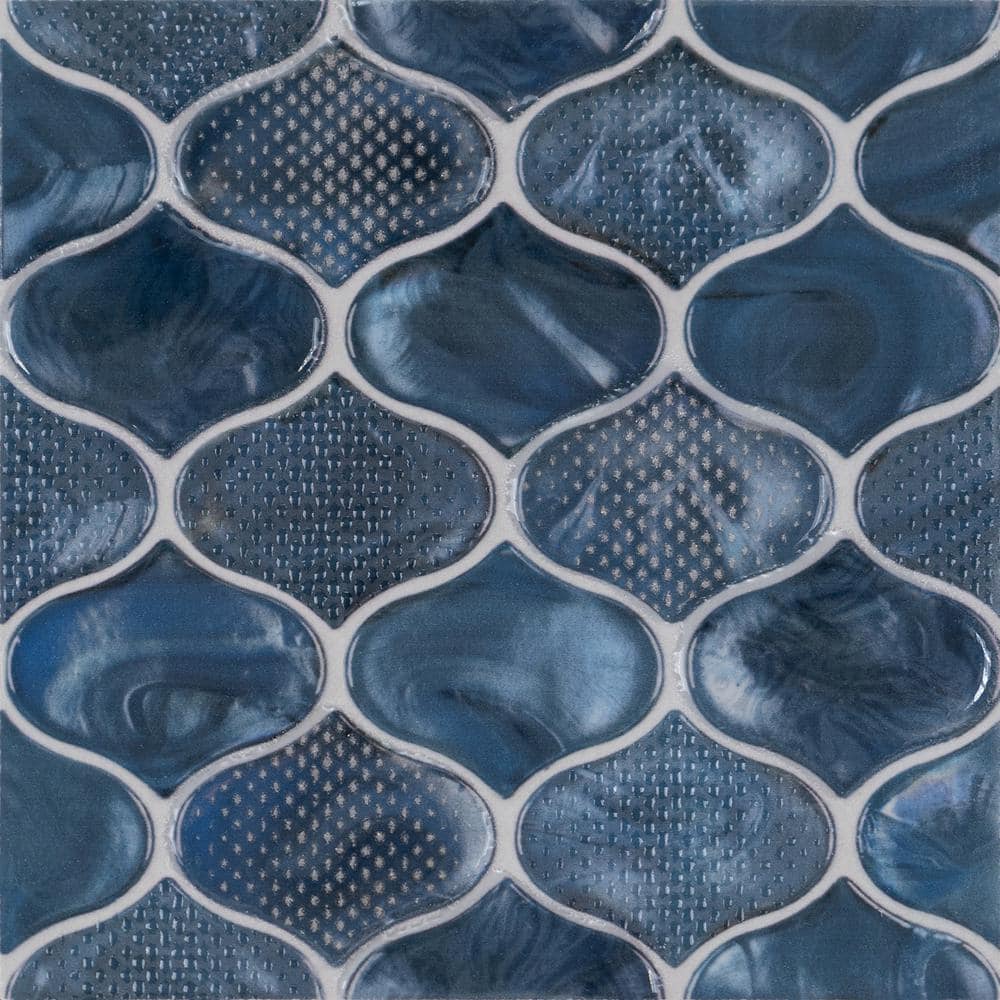 KANTU June 6 in. x 6 in. Textured Decorative Ceramic Wall Tile (36/case ...