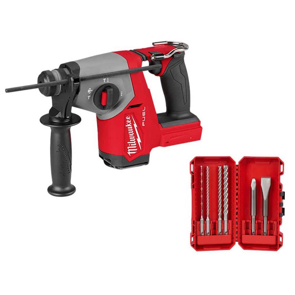 Milwaukee M18 FUEL 18V Lith-Ion Brushless Cordless 5/8 in. SDS-Plus ...