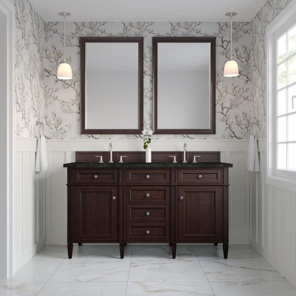 James Martin Vanities Brittany 60.0 in. Double Bath Vanity in Burnished ...