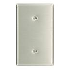 Leviton 1-Gang No Device Blank Wallplate, Standard Size, Brass, Box ...