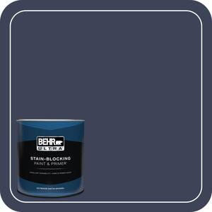 BEHR DYNASTY 1 qt. #T16-10 Blue Vortex Satin Enamel Interior Stain ...