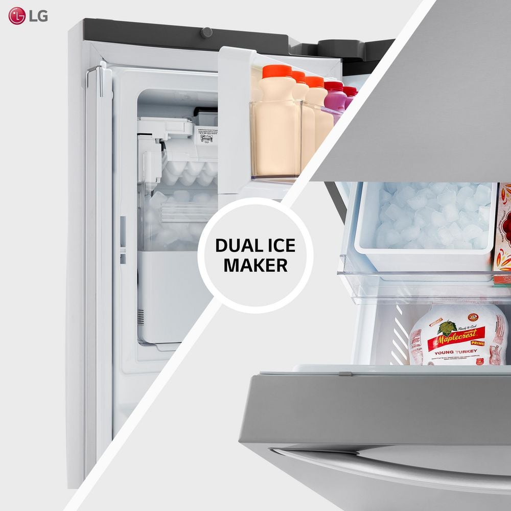 Buy 27 cu. ft. Smart Counter Depth MAX French Door Refrigerator with ...