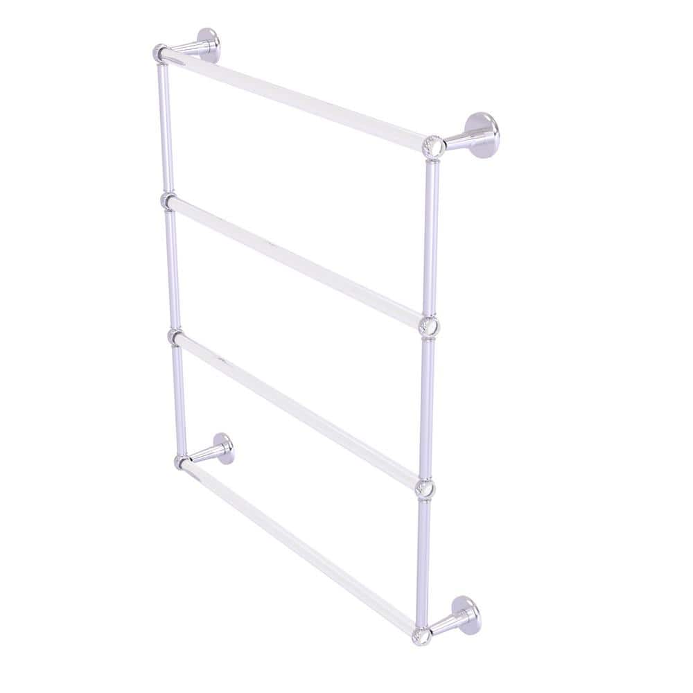 Allied Brass Clearview Collection 4 Tier 30 in. Wall Mounted Ladder ...