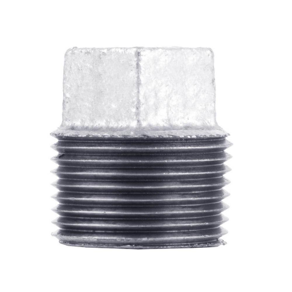 STZ 1/2 in. Galvanized Iron Plug PDG P-12 - The Home Depot