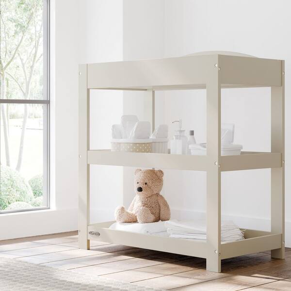 Graco Customizable Frosted Oat Changing Table with Water-Resistant ...