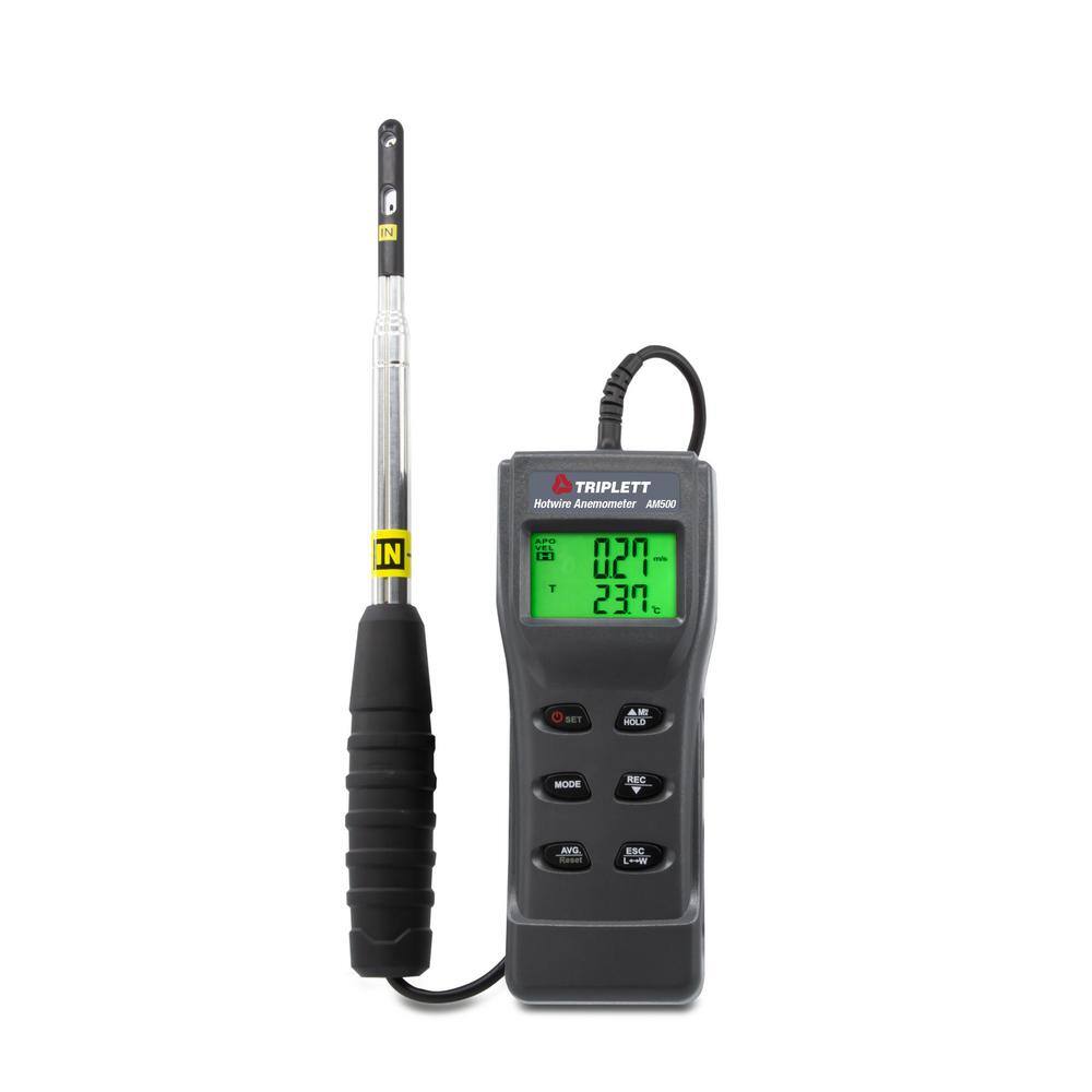 TRIPLETT Hotwire Thermo-Anemometer with Certificate of Traceability to ...