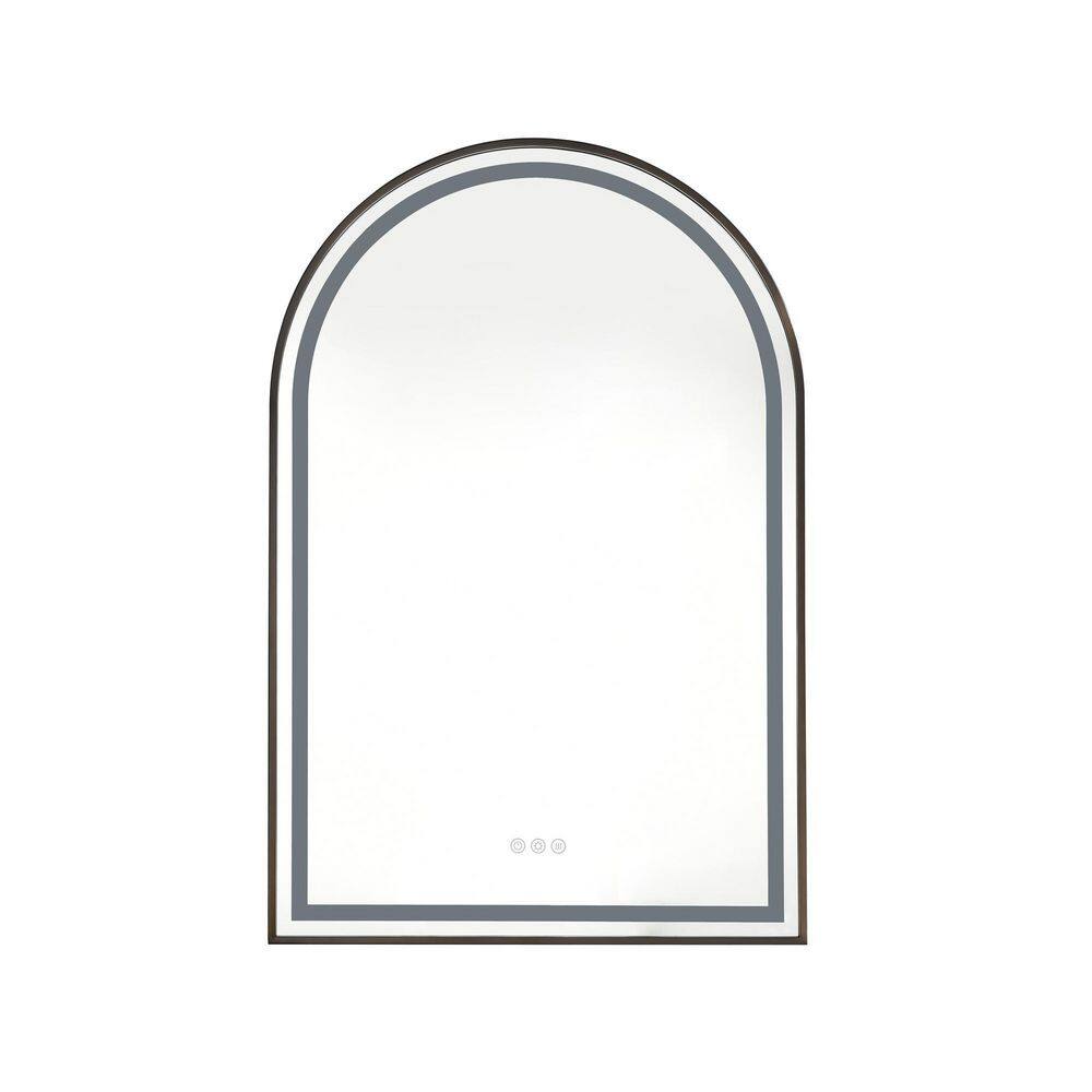 Aoibox 26 in. W x 39 in. H Framed Wall Mount Bathroom Vanity Mirror ...