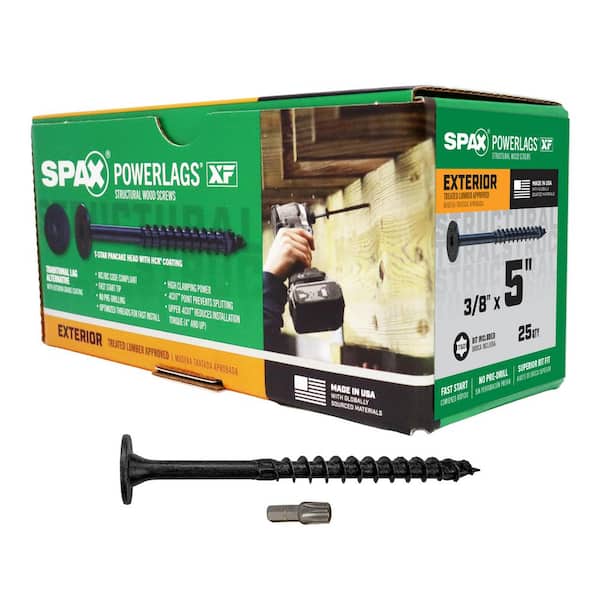Reviews for SPAX 1/4 in. x 5 in. Powerlags XF Interior T40 T-Star ...