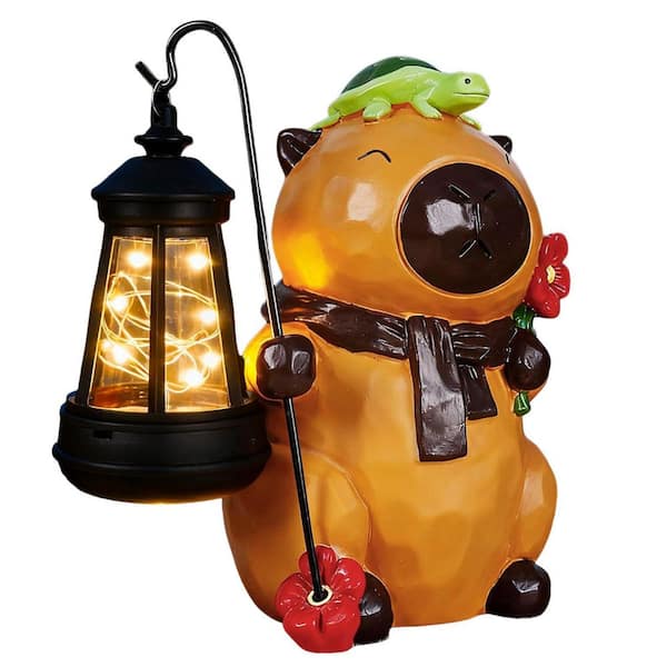 OGETFUUR Solar Garden Statues Outdoor Decor-Yard Decorations for Patio ...