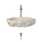 MR Direct Stone Vessel Sink in Egyptian Yellow Marble with Waterfall ...