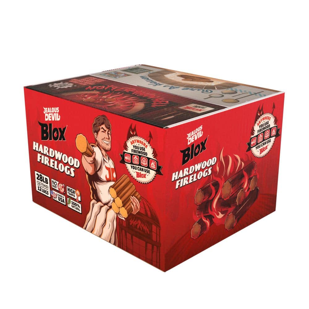 JEALOUS DEVIL Blox Firelogs 12-Pack JDBLOX12PK - The Home Depot
