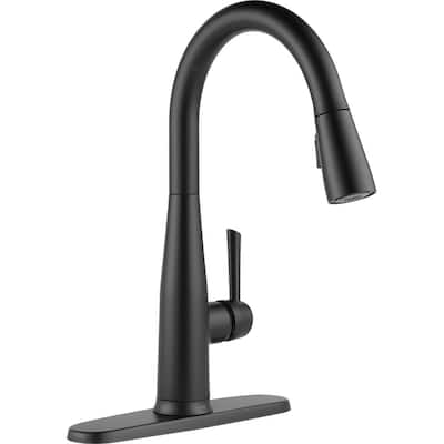 Delta Essa Single-Handle Bar Faucet with MagnaTite Docking in Matte ...