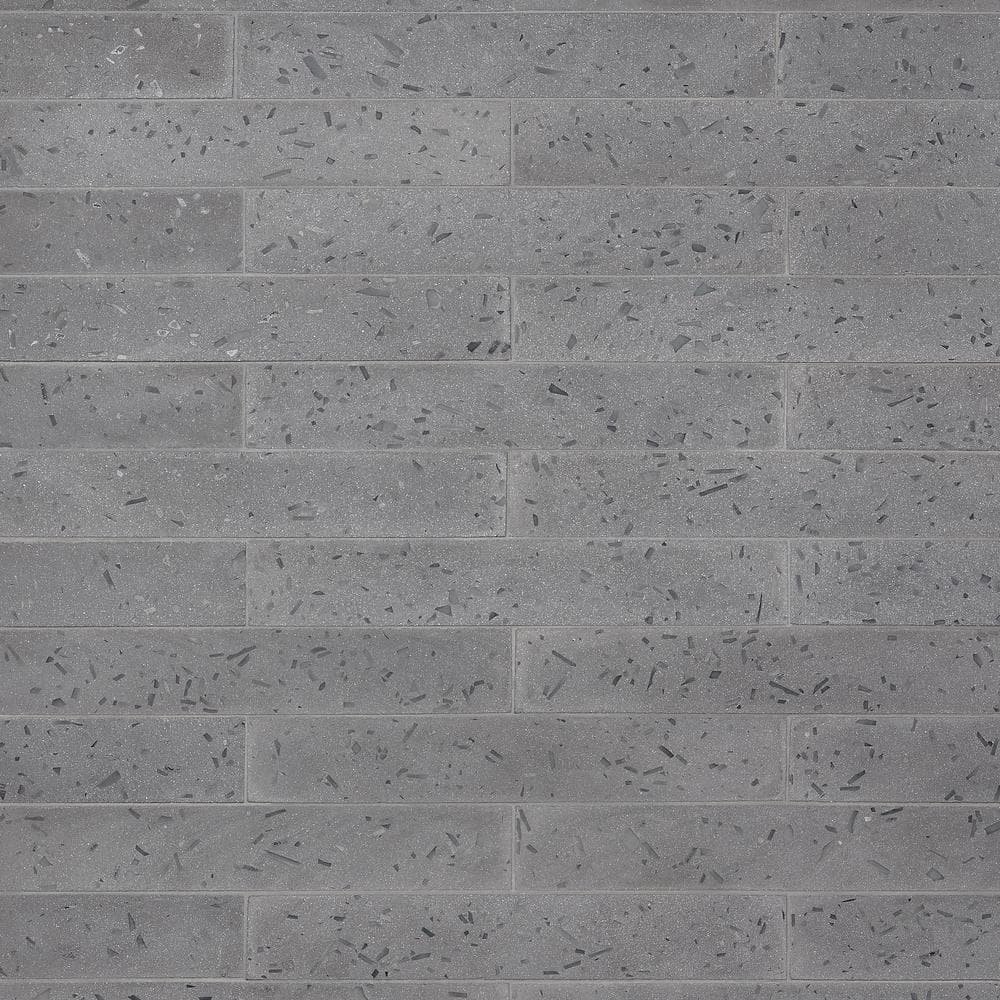 Ivy Hill Tile Fusion Brick Smoke Gray 2.48 in. x 15.74 in. Natural ...