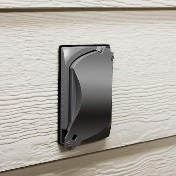 Commercial Electric 1-Gang Metal Weatherproof Universal Electrical ...