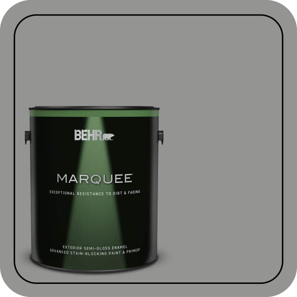 BEHR MARQUEE 1 gal. #780F-5 Anonymous Semi-Gloss Enamel Exterior Paint ...
