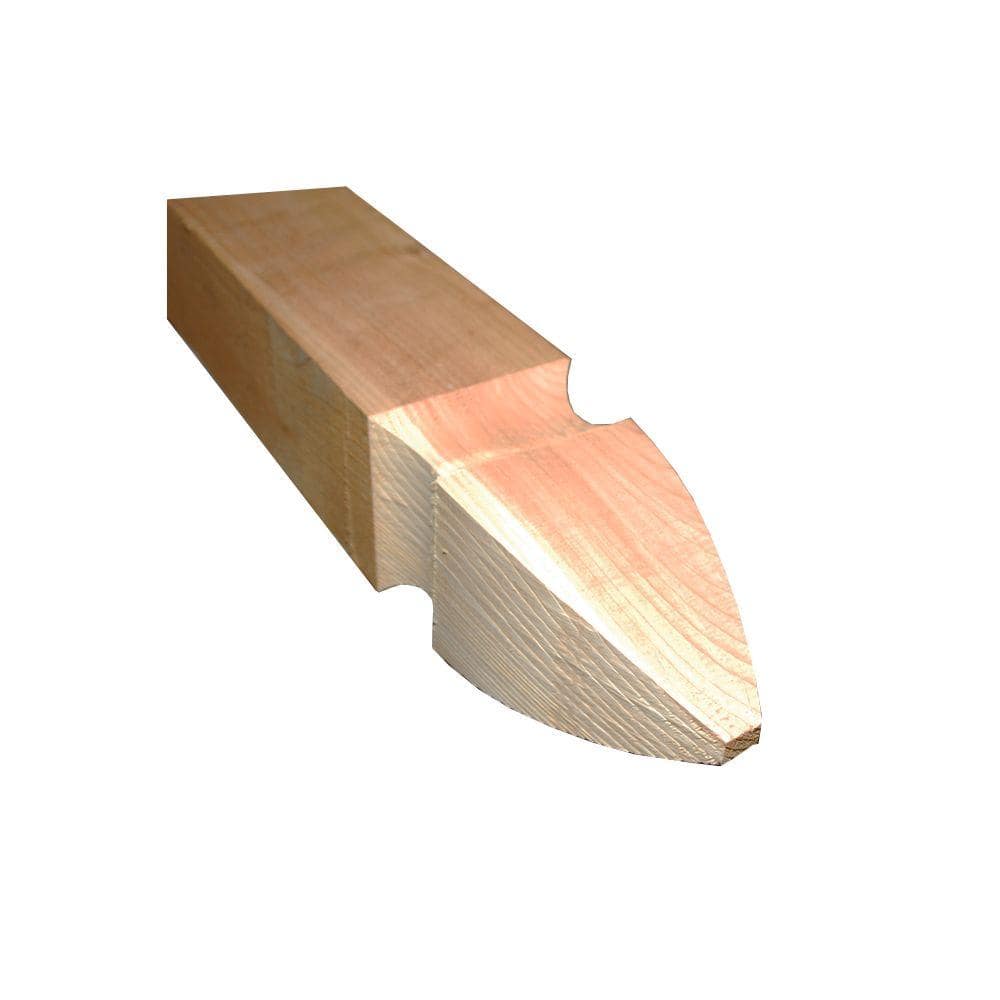 4 in. x 4 in. x 5 ft. French Gothic Fence Post 556270 - The Home Depot