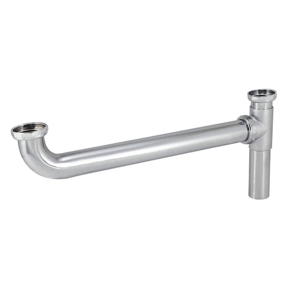 EASTMAN 1-1/2 in. x 16 in. End Outlet Continuous Waste, Chrome 35009 ...