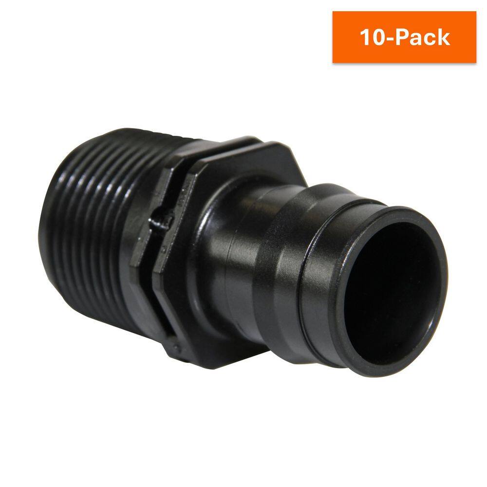 Uponor ProPEX 1 in. PEX-A Expansion Barb x 1 in. NPT Engineered Polymer Male Threaded Adapter ...