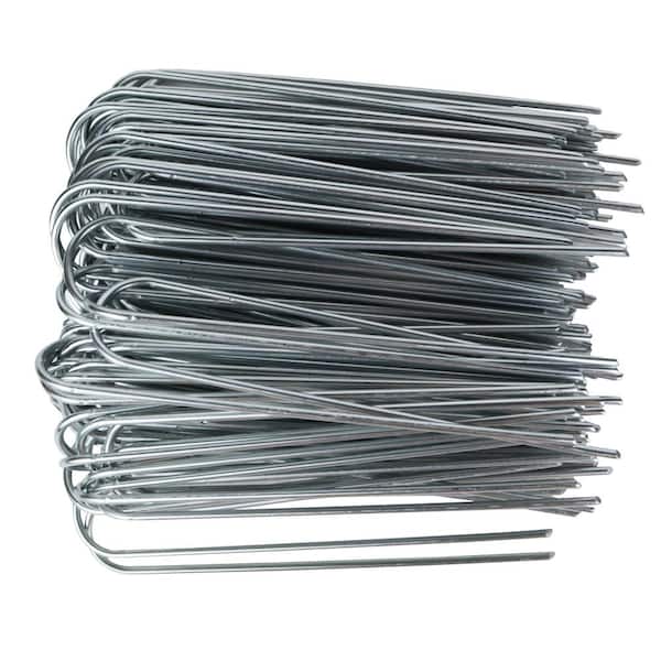 Vigoro 6 in. X 1 in. Galvanized Drip Irrigation Stakes (100-pack ...