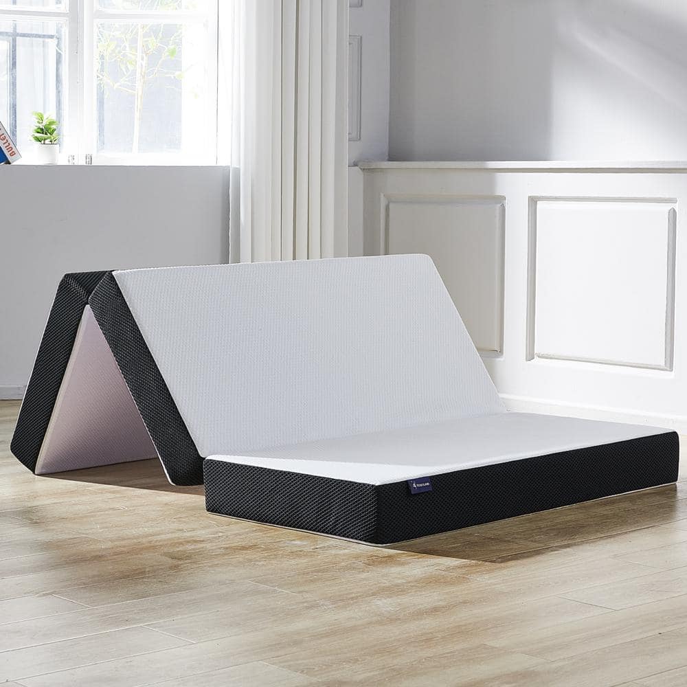 Ofanext Queen Medium Memory Foam 6 in. Tir Fold Mattress HD-RLE-006Q ...