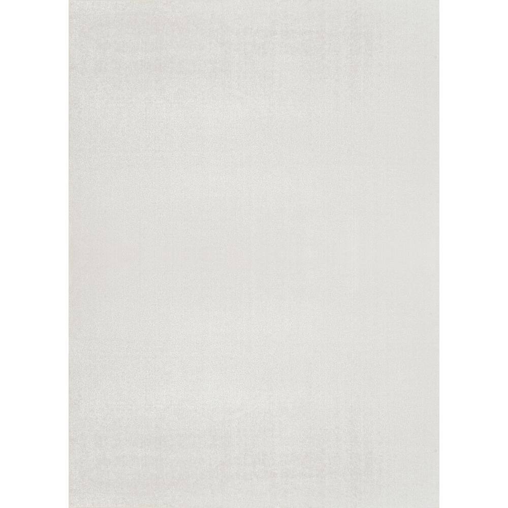 JONATHAN Y Twyla Classic Cream 4 ft. x 6 ft. Solid Low-Pile Machine ...