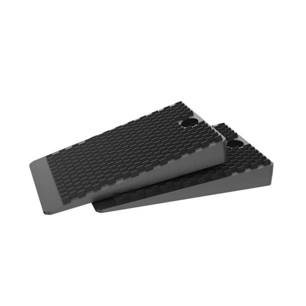 Afoxsos 80-Pieces Plastic Furniture Shims for Leveling, Black Rubber ...