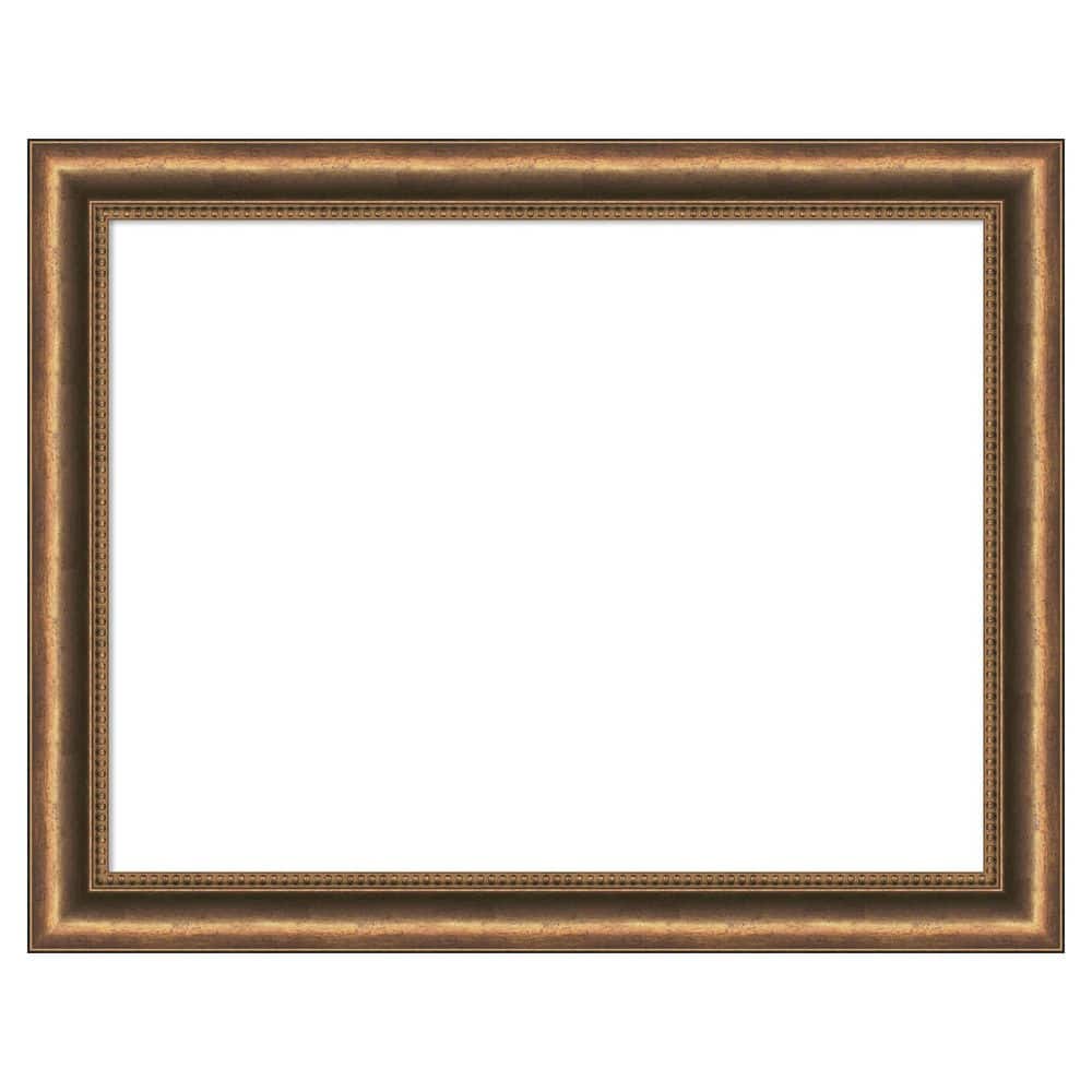 Amanti Art Manhattan Bronze Narrow 28 in. x 22 in. Wood Framed Dry ...
